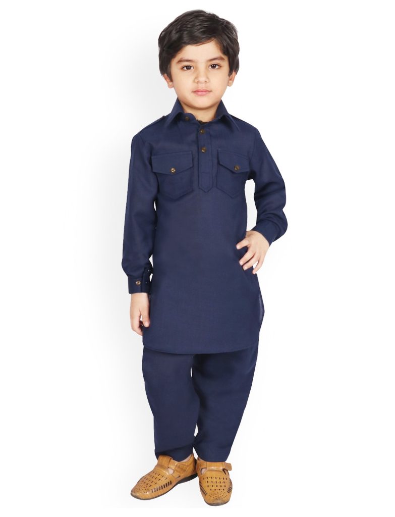 Boys Pathani - Blue - IndiFeels Australia